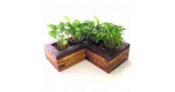 Wooden L Shape Box